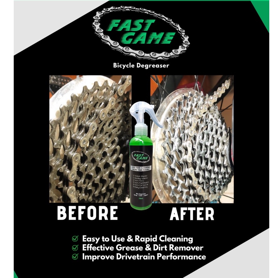 [SG SELLER] Fast Game Bicycle Chain Cleaner and Degreaser – Spray ...