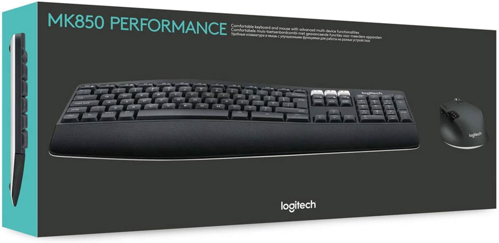 Logitech Mk850 Performance Multi Device Bluetooth Wireless Keyboard And Mouse Combo With Logitech