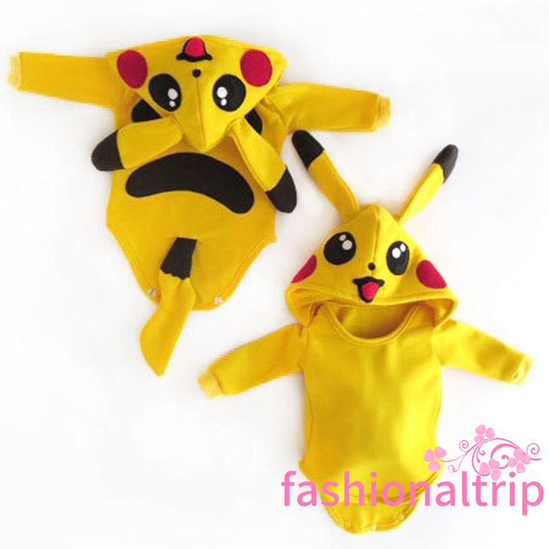 Yaho Pokemon Go Toddler Infant Baby Boy Girl Pikachu Outfit Jumpsuit ...