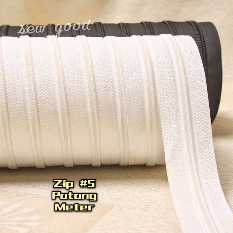 3 meter x Zipper Meter 5 for bag sofa curtain zip meter / Zip Potong ...