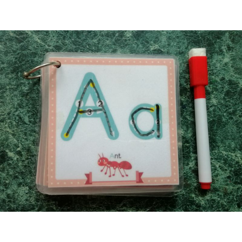 Alphabet and Numbers Flashcard (Tracing) | Shopee Singapore