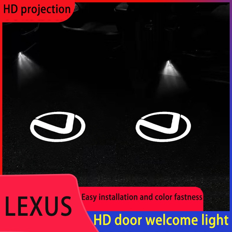 2Pcs Lexus RX es GX LS LX door sign phantom led welcome laser projector ...