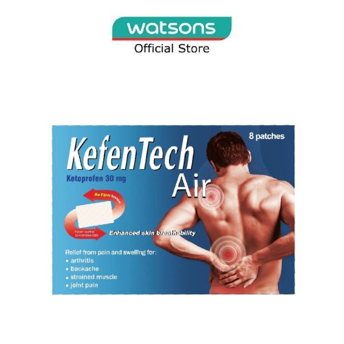 KEFENTECH Air Plaster Ketoprofen 30 mg (Relieve Pain & Swelling ...