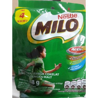 Milo Sachet Active-Go Polybag (4X@22gr) | Shopee Singapore