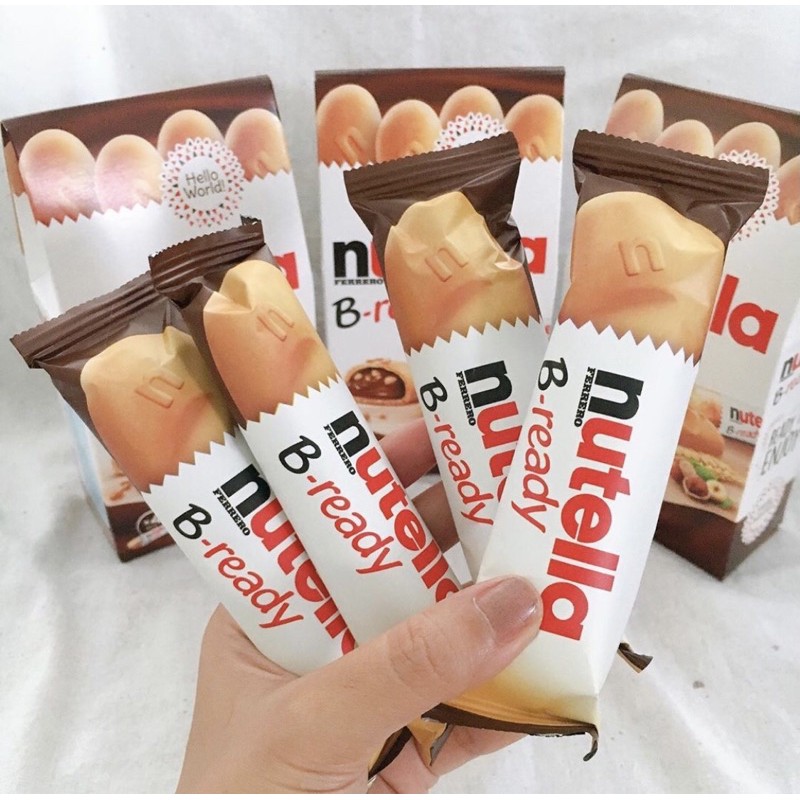 Nutella B ready chocolate crispy crispy crispy chocolate Delicious ...