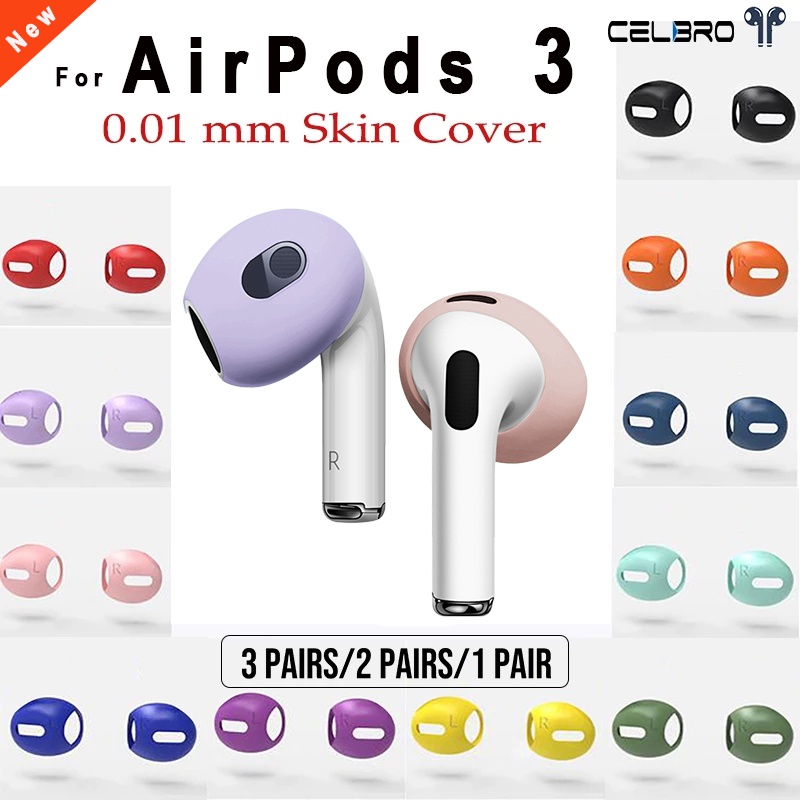 Silicone Protective Case Skin Covers Earpads for Apple AirPod 3 ...