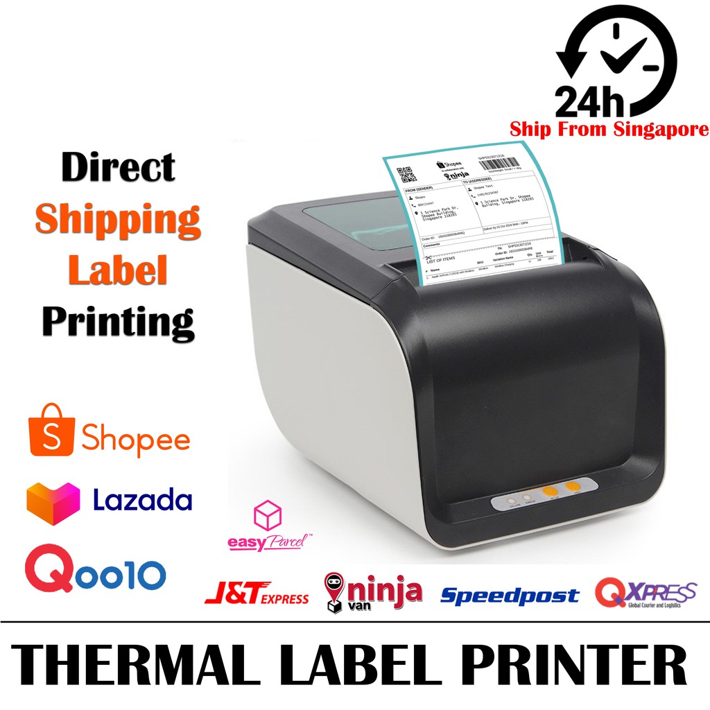 [PACKHUP] Thermal Printer for Shipping Labels, Waybill barcode label ...