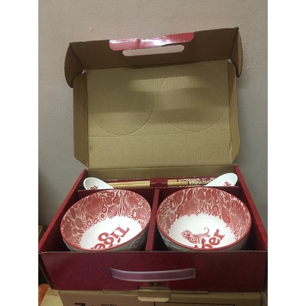Tiger Ong Limited edition bowl set (2021) | Shopee Singapore
