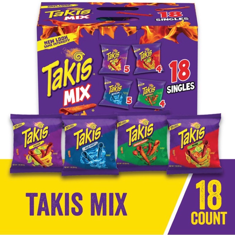 TAKIS VARIETY PACK 18PCS (1OZ) | Shopee Singapore