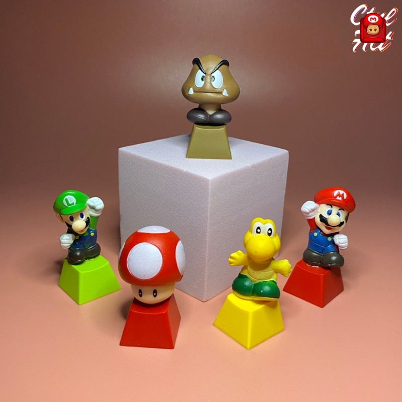 SUPER MARIO FIGURE KEYCAP FOR MECHANICAL KEYBOARD | Shopee Singapore
