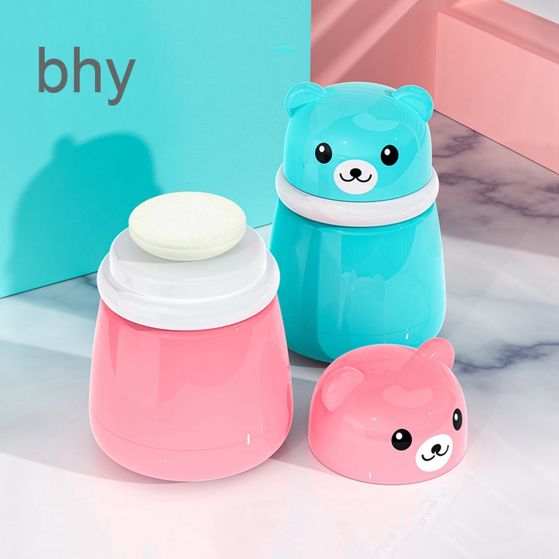 bhy 1pc Baby Talcum Powder Puff Case Empty Practical Creative Powder ...
