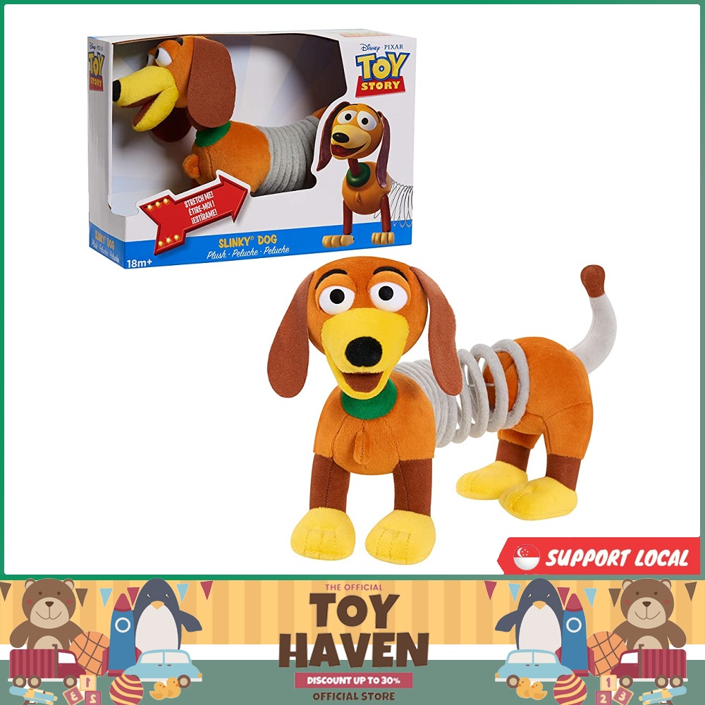 [sgstock] Disney and Pixar Toy Story Slinky Dog Plush, Toys for 3 Year ...