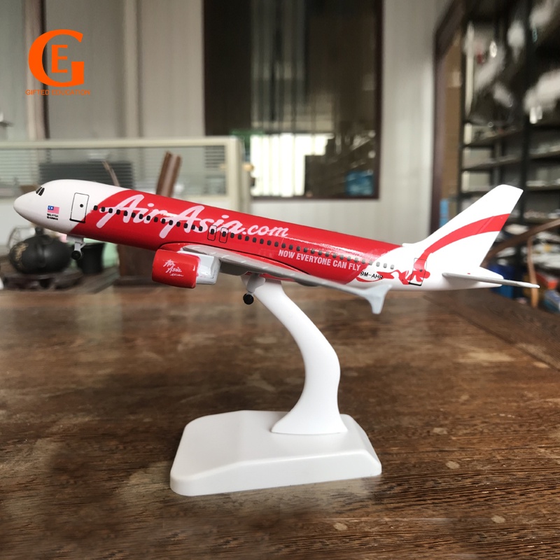 AirAsia Airbus 320 Alloy Aircraft Model Diecast Metal A320 Plane ...