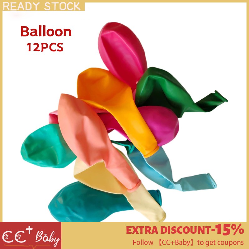 【Cc+】12pcs Balloon per pack（Air powered car toy matching） | Shopee ...