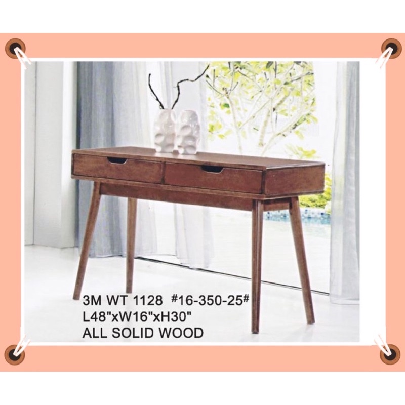 Writing Table / Study Table With Solid Wooded Leg (Free Delivery ...