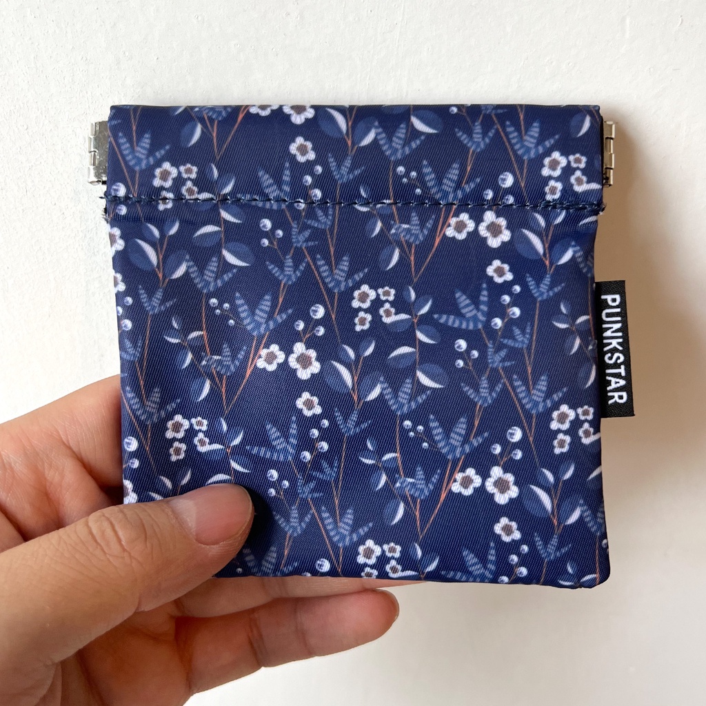 PUNKSTAR Pinch Pouch 11cm X 11cm Coin Purse Holder Credit Card Case ...