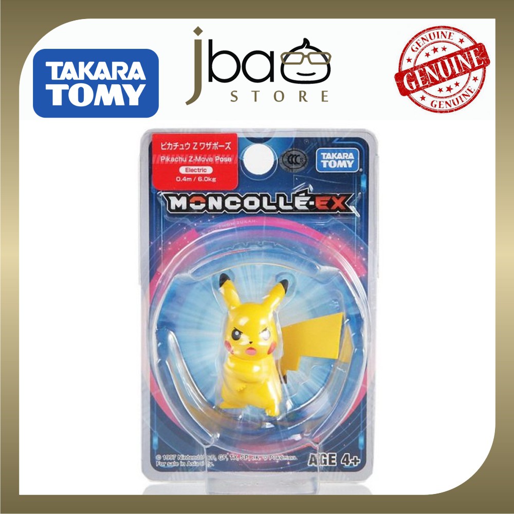 Takara Tomy Pokemon Pikachu Z-move Pose MC MONCOLLE EX 27 Mini Pocket ...