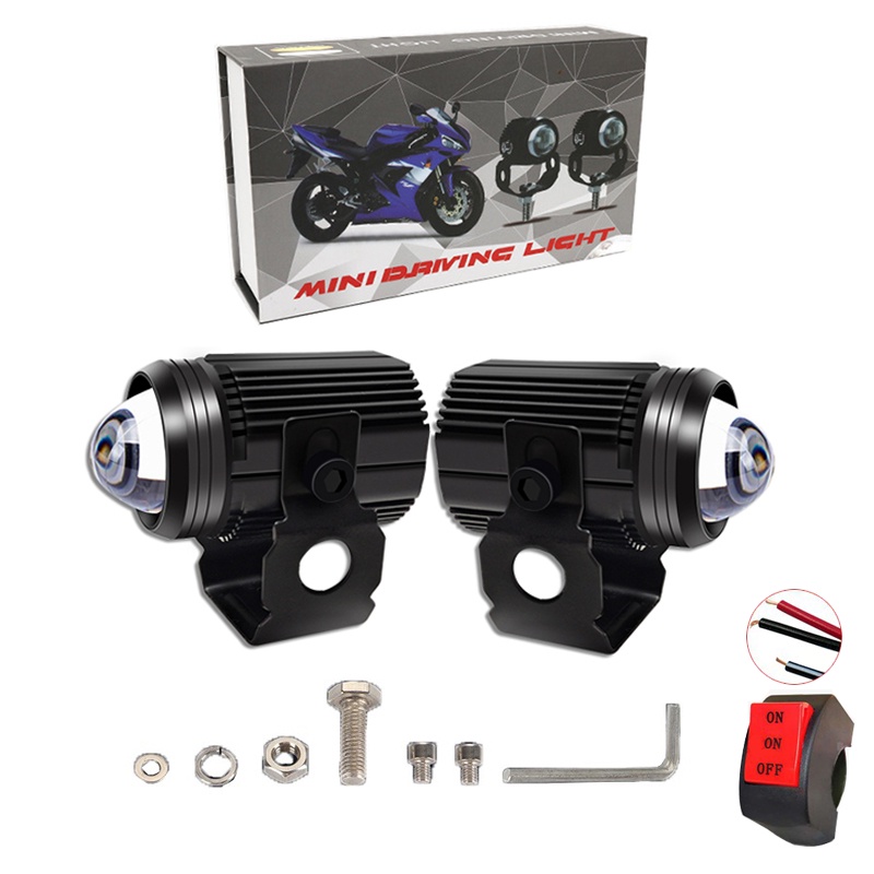 mini driving light spot light waterproof hi&low for motorcycle ...