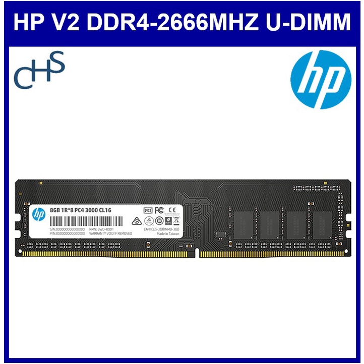 HP V2 DDR4 2666MHz U-DIMM Gaming RAM 8GB 16GB 3 Years Sg Warranty | Shopee Singapore