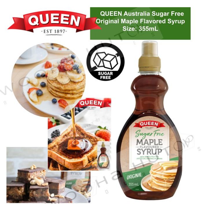 QUEEN Sugar Free Maple Flavored Syrup 355mL | Shopee Singapore
