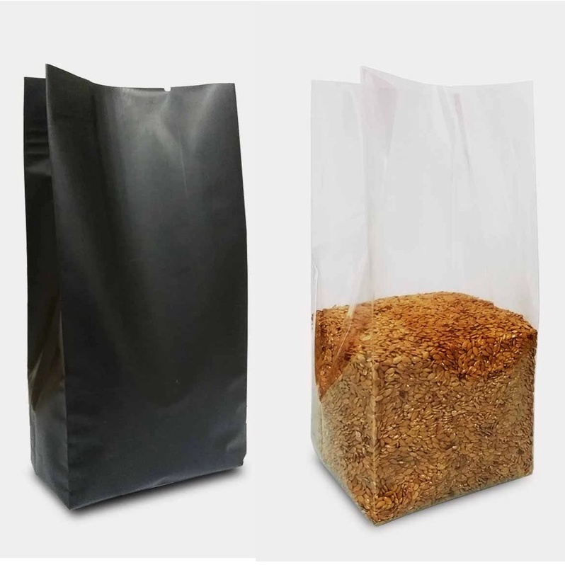 Clear Transparent Gusset Pouch For Food Packaging Gusset Bag (100 ...