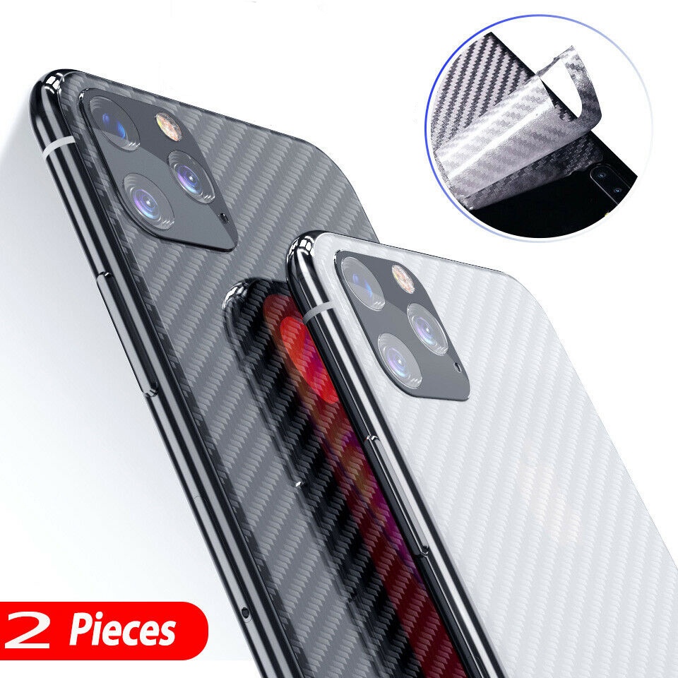 [SG] 2 x iPhone 11 Pro Carbon Fiber Back Protector (Matte Film ...