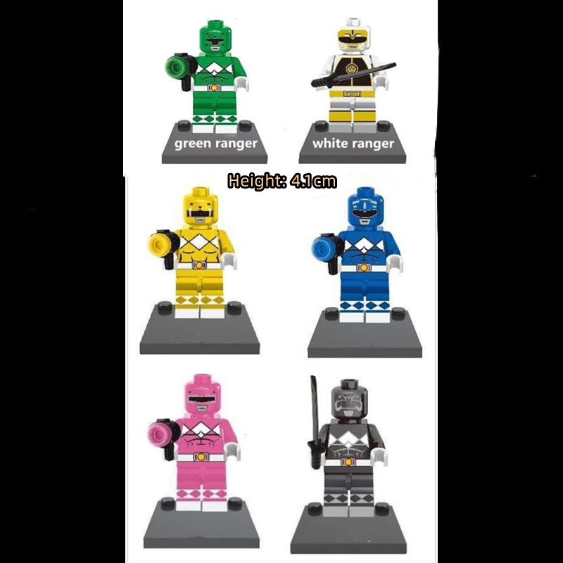 mighty morphin power rangersr mini figure ( J Store ) | Shopee Singapore