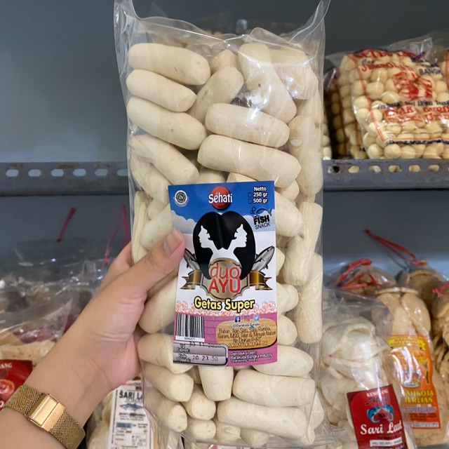Getas Bangka Panjang Cap Sehati Duo Ayu - Getes Mackerel Fish - Snack ...