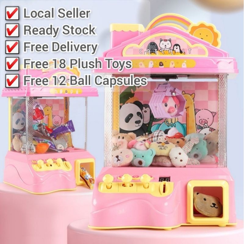 [SG INSTOCK] Claw Machine Toys Mini Catcher Plushie Dolls Machine ...