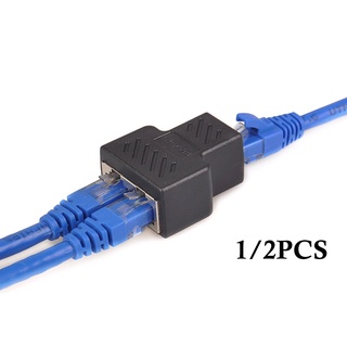 1 To 2 Way LAN RJ45 Ethernet Cable Port Network Splitter Double Cable ...