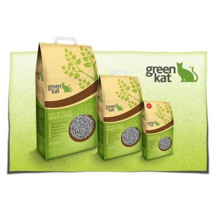 Green Kat 100% Recycled Paper Litter 3L | Shopee Singapore