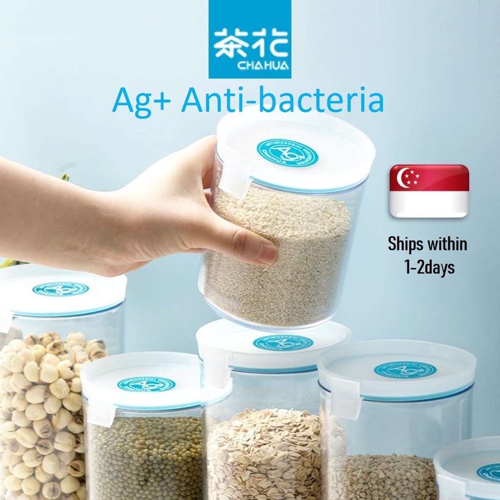 ChaHua Food Container, Food Jar, Snack Container, Snack Box (Stackable, Ag+ Anti-Microbial ...