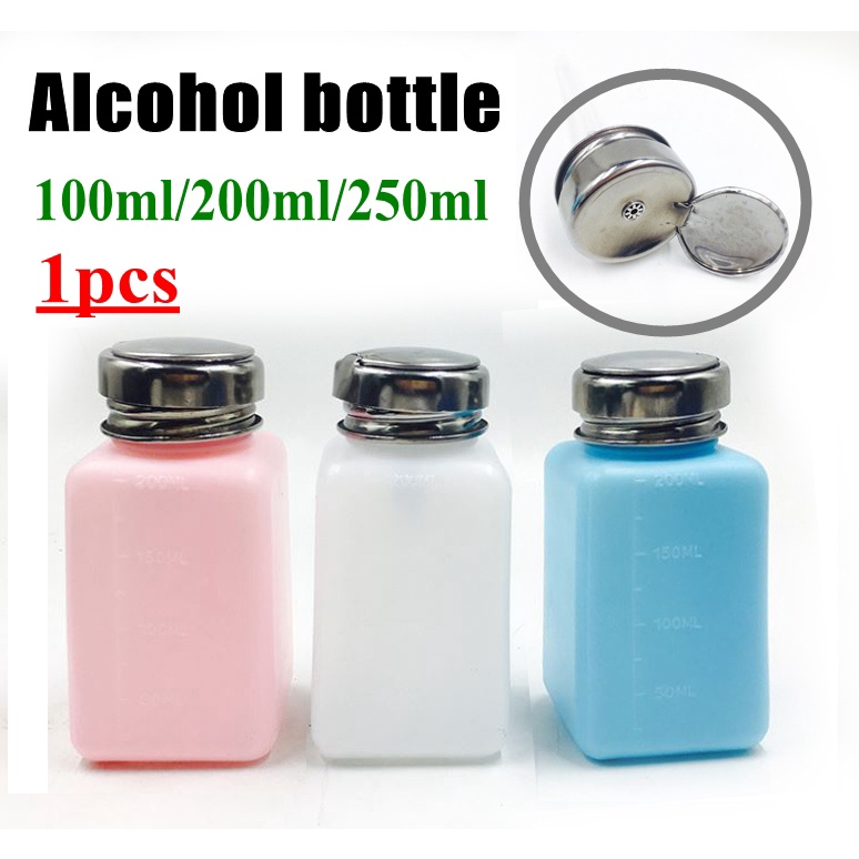 Mechanic Plastic Alcohol Bottle 100ml 200ml 250ml Metal Cap Liquid Bottle for PCB Motherboard ...
