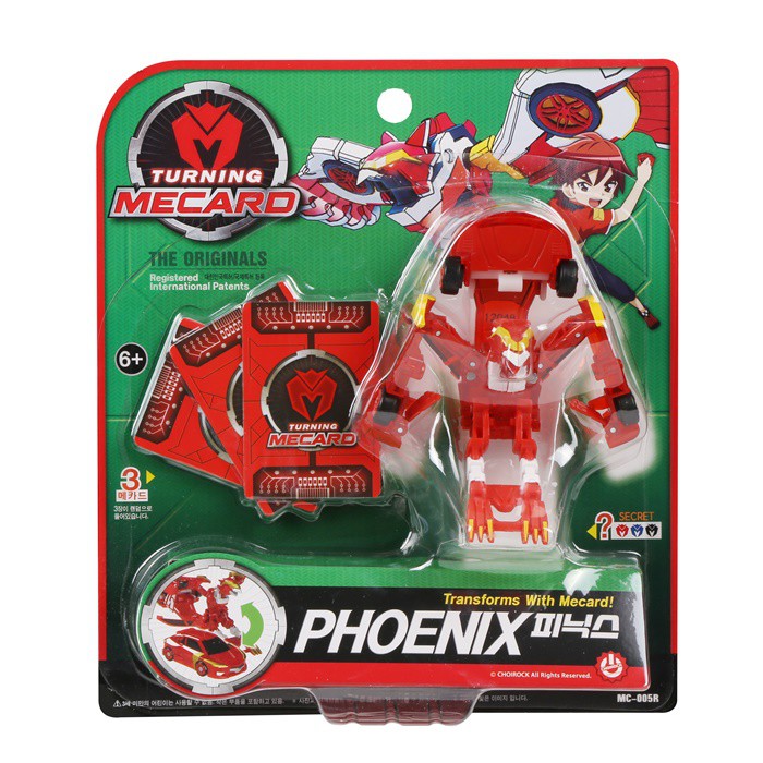 Turning Mecard PHOENIX Transformer Action Figure Toy Korean TV | Shopee ...