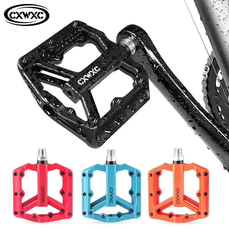 Ultralight Flat MTB Pedals Nylon Bicycle Pedal Mountain Bike Platform ...