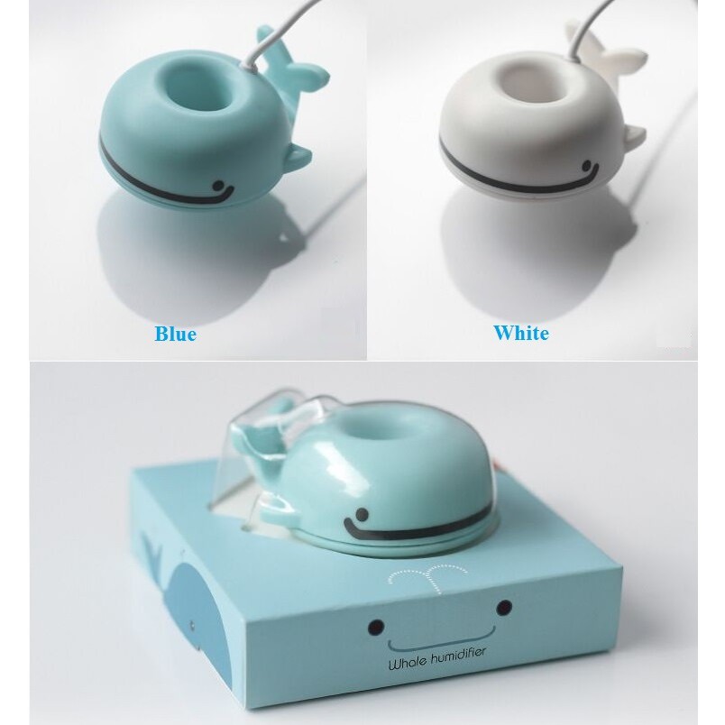 Cute Whale Shaped Humidifier Mini Air Purifier Universal Home Office ...