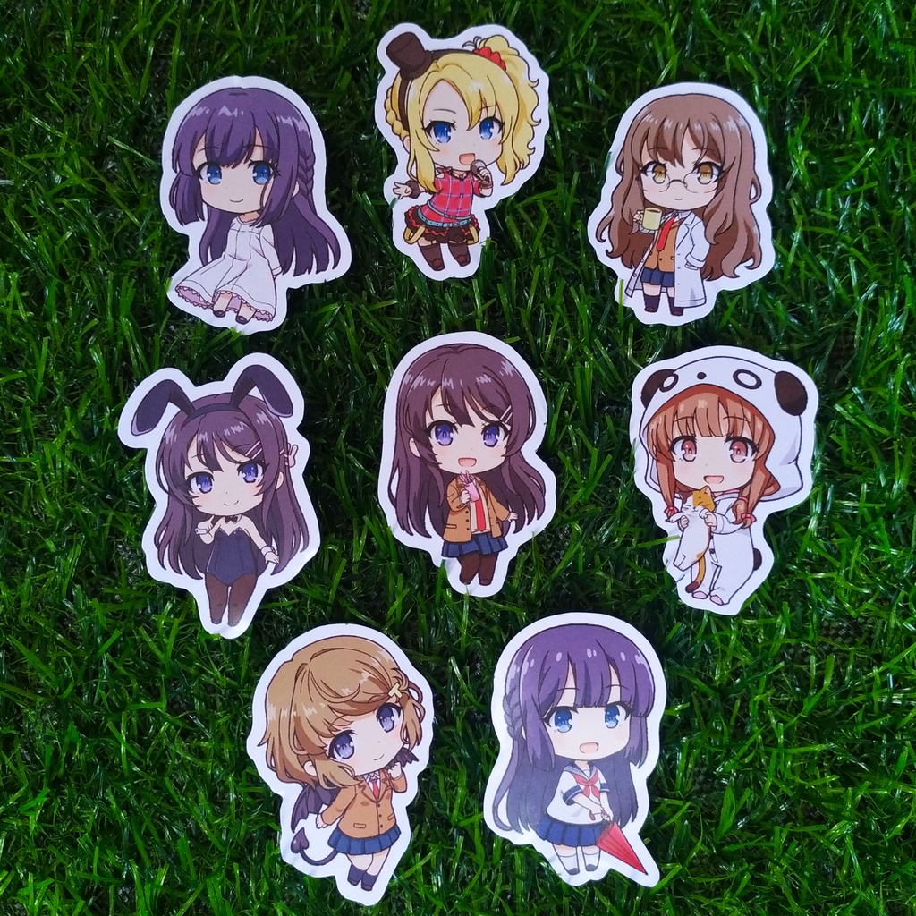 Seishun Blind Yarou Anime Sticker / Bunny Girl Senpai Sakurajima Mai ...