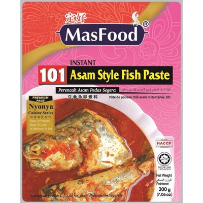 MasFood 101 INSTANT ASAM STYLE FISH PASTE | Shopee Singapore