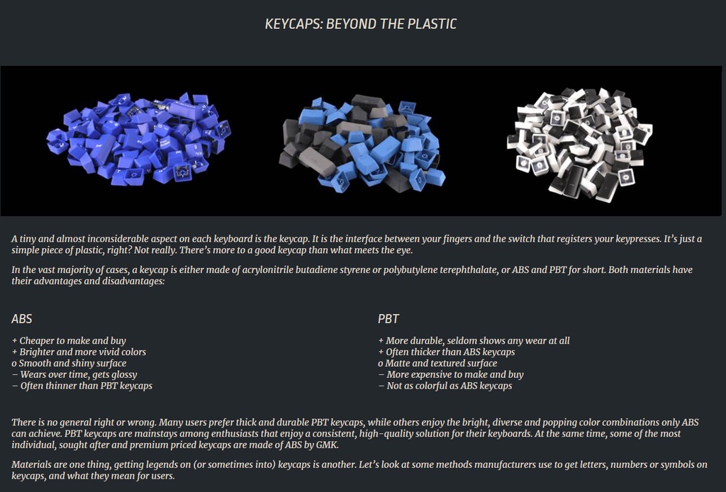 MOUNTAIN Black PBT 104 Keycap Set [PBT double-shot keycaps] | Shopee ...