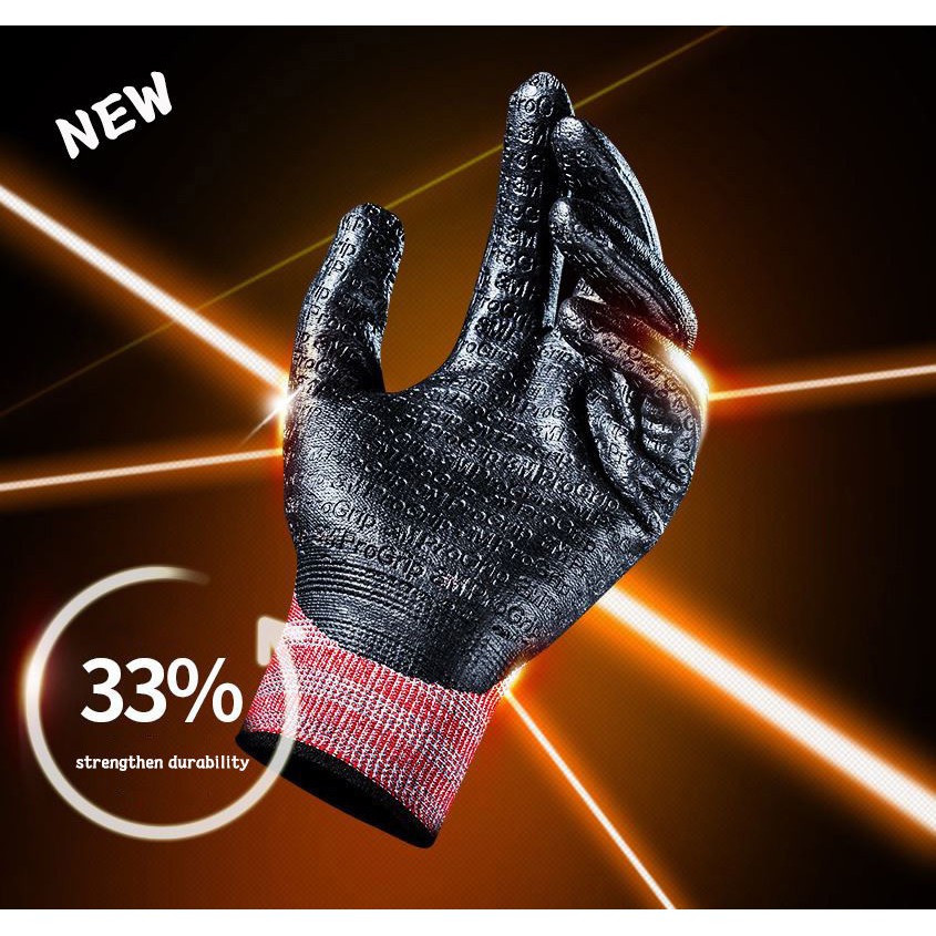 3M Pro Grip 3000 Work Gloves Embossing Coating EN388 Protective ...