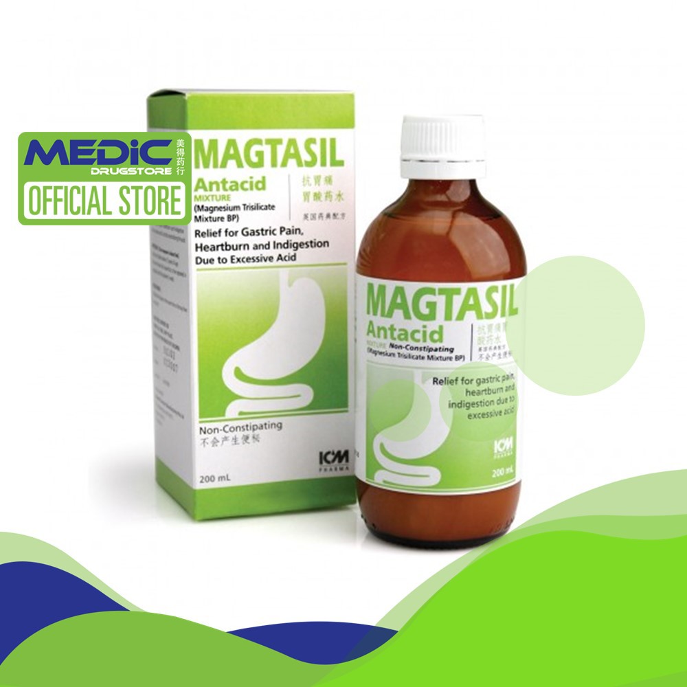 ICM Pharma Magtasil Antacid Mixture (100ml/200ml) - By Medic Drugstore ...