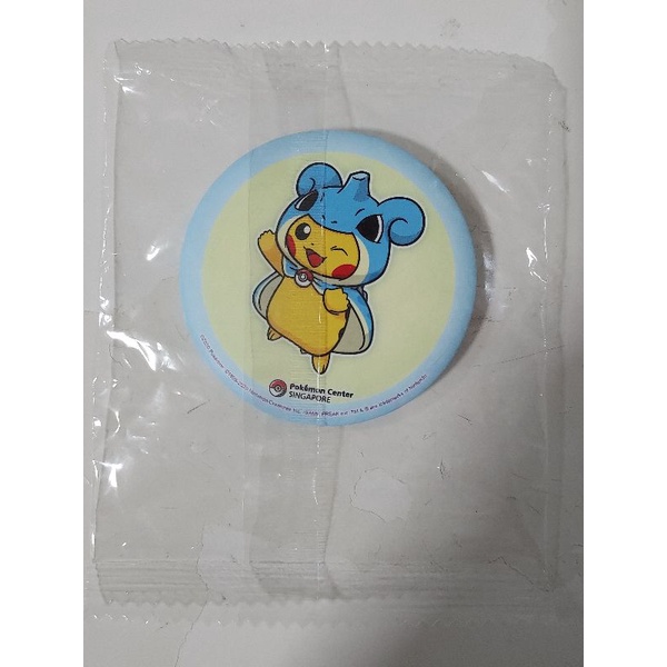 Pokemon center poncho lapras pikachu pin exclusive | Shopee Singapore