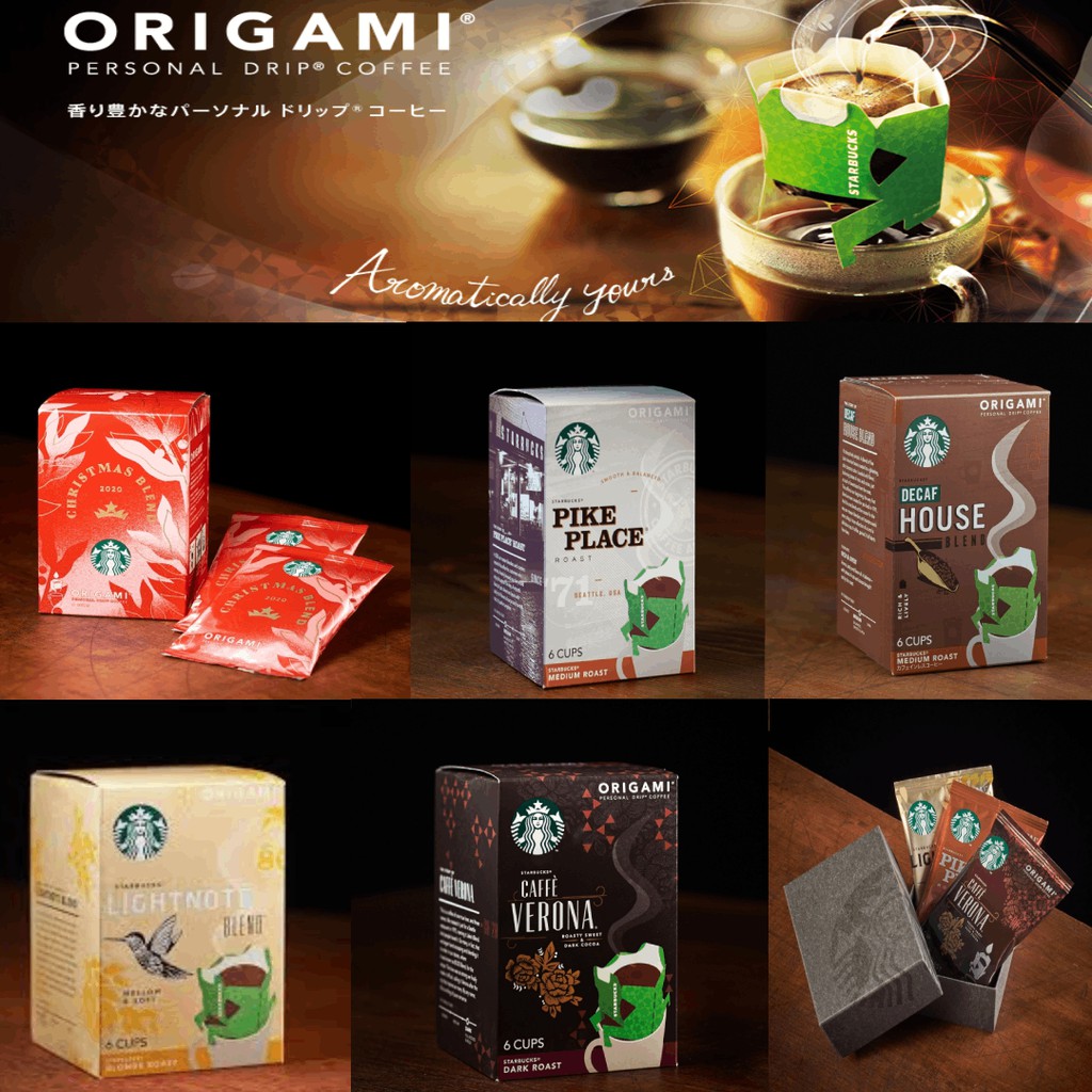 [Starbucks Japan] Origami instant drip coffee various type 9g/6packs ...