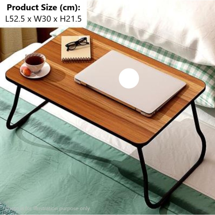 Foldable Laptop Desk Meja Lipat Foldable Lazy Small Table Simple ...