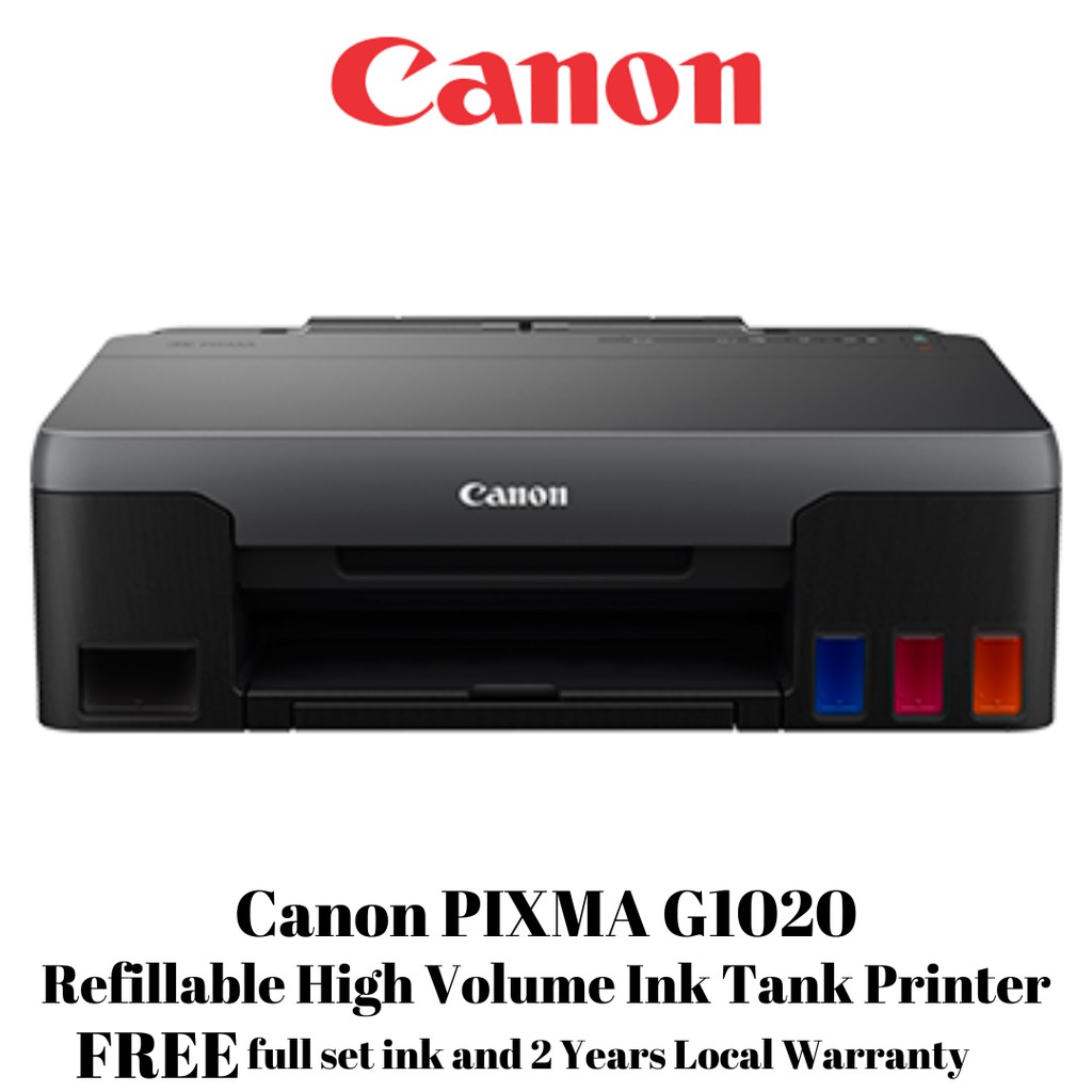 Canon PIXMA G1020 Refillable High Volume Ink Tank Printer G 1020 ...