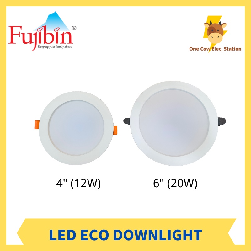 Fujibin ECO-LED 12W/20W without led driver Downlight (Round) *Daylight ...