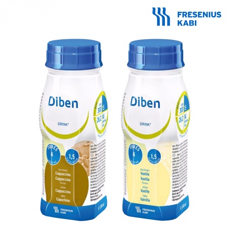 Diben Milk [Pack of 4s] Vanilla/Cappuccino 200ml *Ensure*Glucerna ...