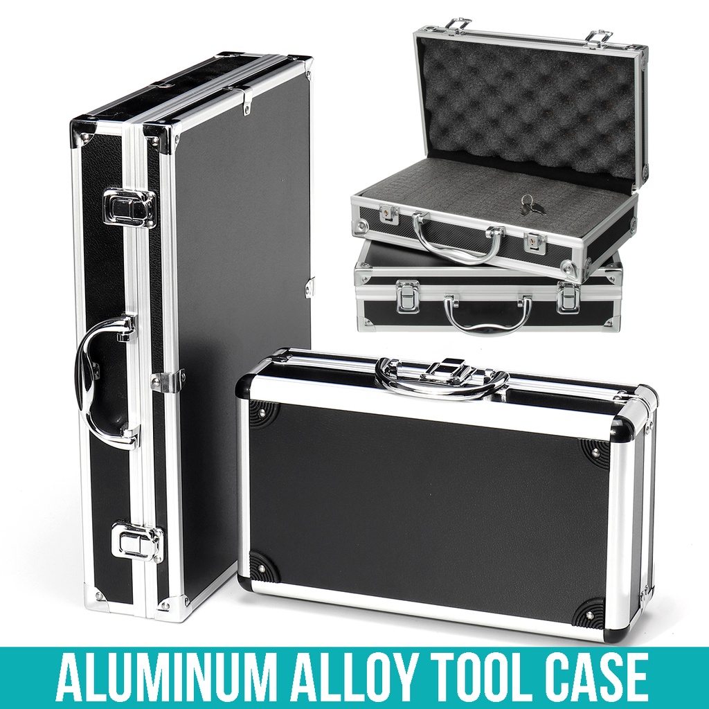 Aluminum Tool Box Portable Safety Equipment Instrument Case Suitcase ...