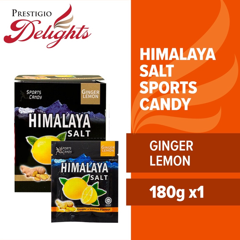 Himalaya Salt Sports Candy Ginger Lemon 12 Packet Per Box Sales ...