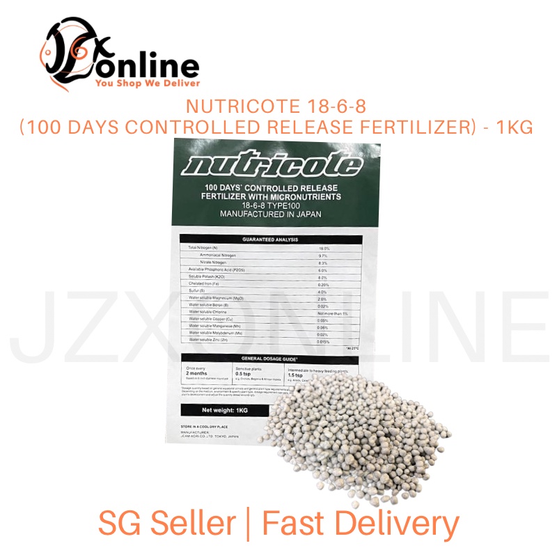 NUTRICOTE 18-6-8 (100 days controlled release fertilizer) - 1kg ...